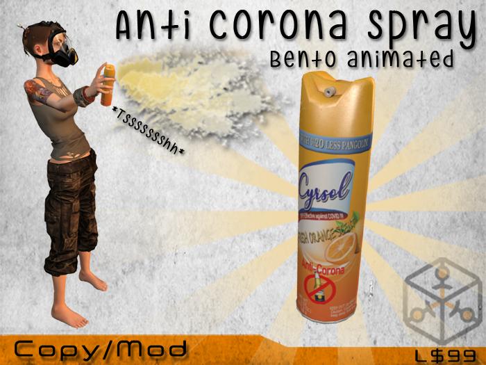 Second Life Marketplace - [Vaak] Anti Corona Spray